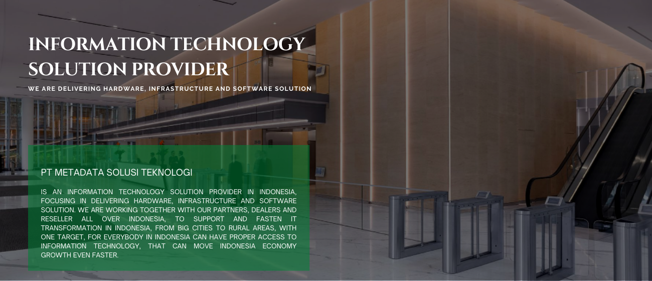 SOCERDAS – Information Technology Solution Provider in Indonesia